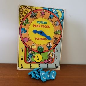 Playskool | Toys | Vintage 976 Toytime Playskool Play Clock Teaching ...